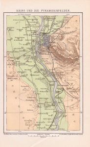 In Photos: Traveling Through Time with Vintage Maps of Egypt & Cairo ...