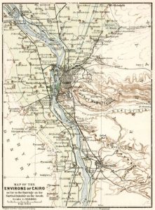 In Photos: Traveling Through Time with Vintage Maps of Egypt & Cairo ...
