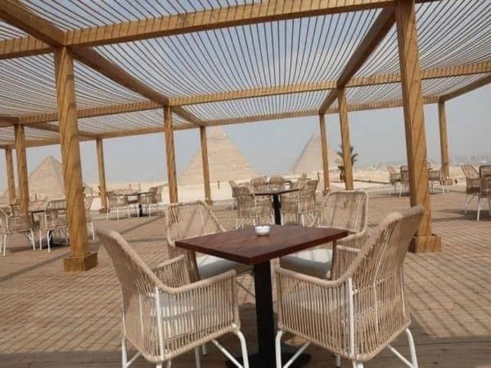 In Photos: A Look At the First Restaurant Near Giza Pyramids | Egyptian ...