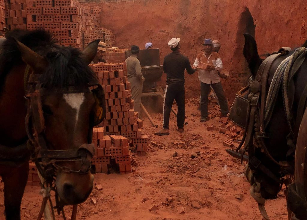 In Photos: Egyptian Photographer Captures Red Brick Workers in Fayoum ...