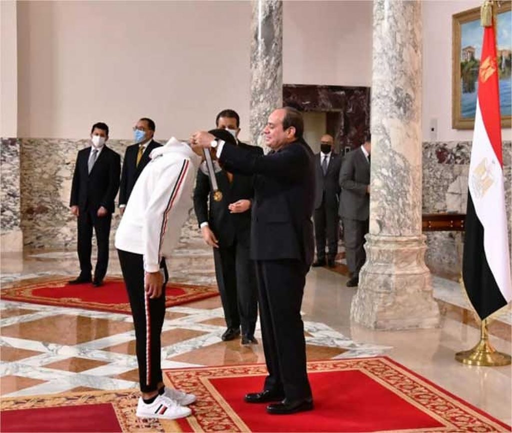 President Sisi Honours Egyptian Tokyo Olympics Medalists | Egyptian Streets