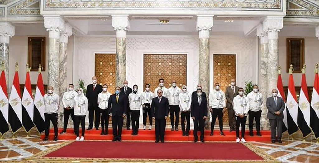 President Sisi Honours Egyptian Tokyo Olympics Medalists | Egyptian Streets