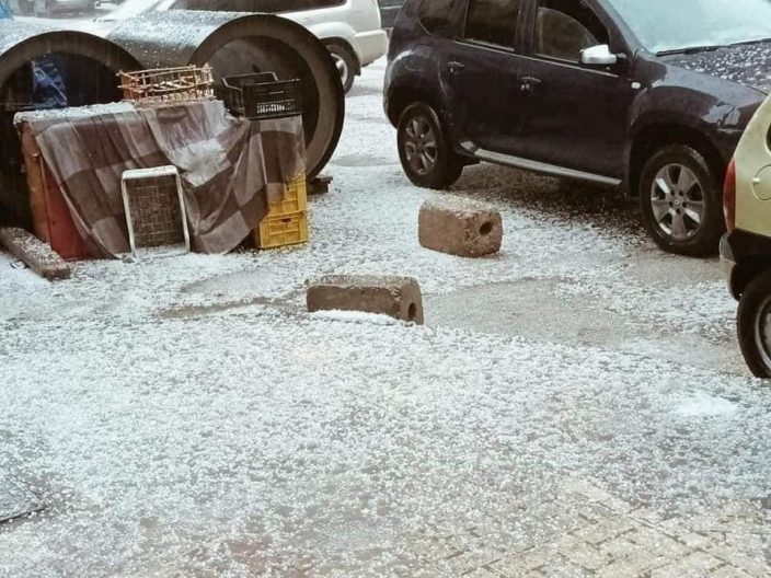 In Photos: Rare ‘Snowfall’ in Egypt’s Alexandria Marks End of 2021 ...