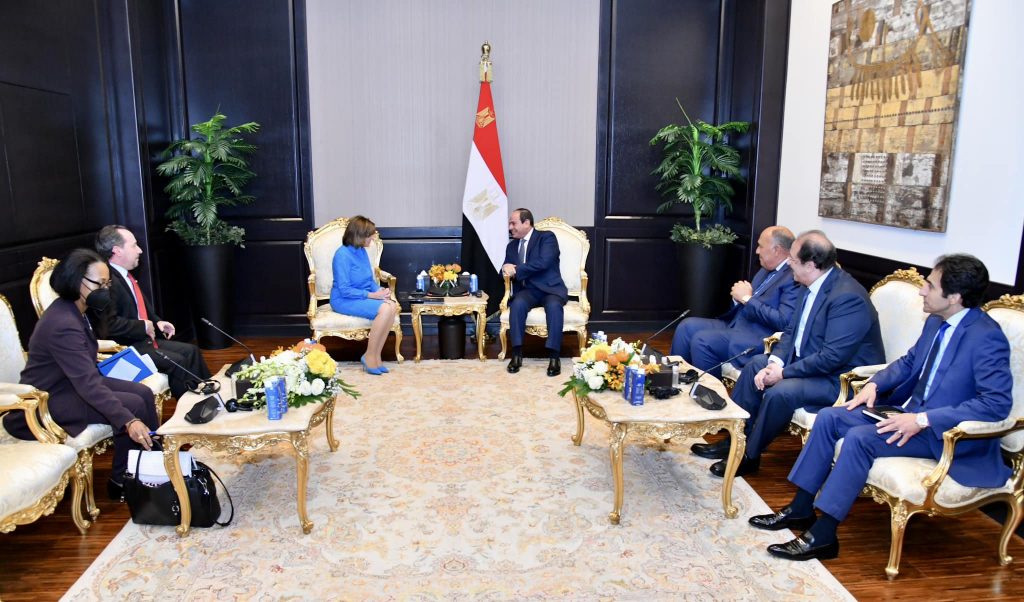 US House Speaker Nancy Pelosi Praises Egypt’s Climate Action Leadership ...