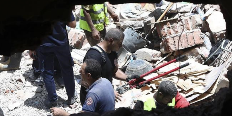 Cairo Apartment Building Collapse Kills 13, Injures 4 | Egyptian Streets