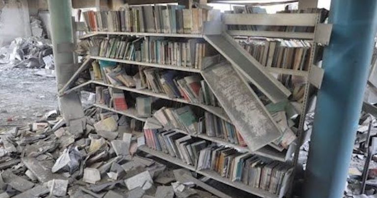 Gaza’s Main Public Library Destroyed, Thousands of Books Lost ...