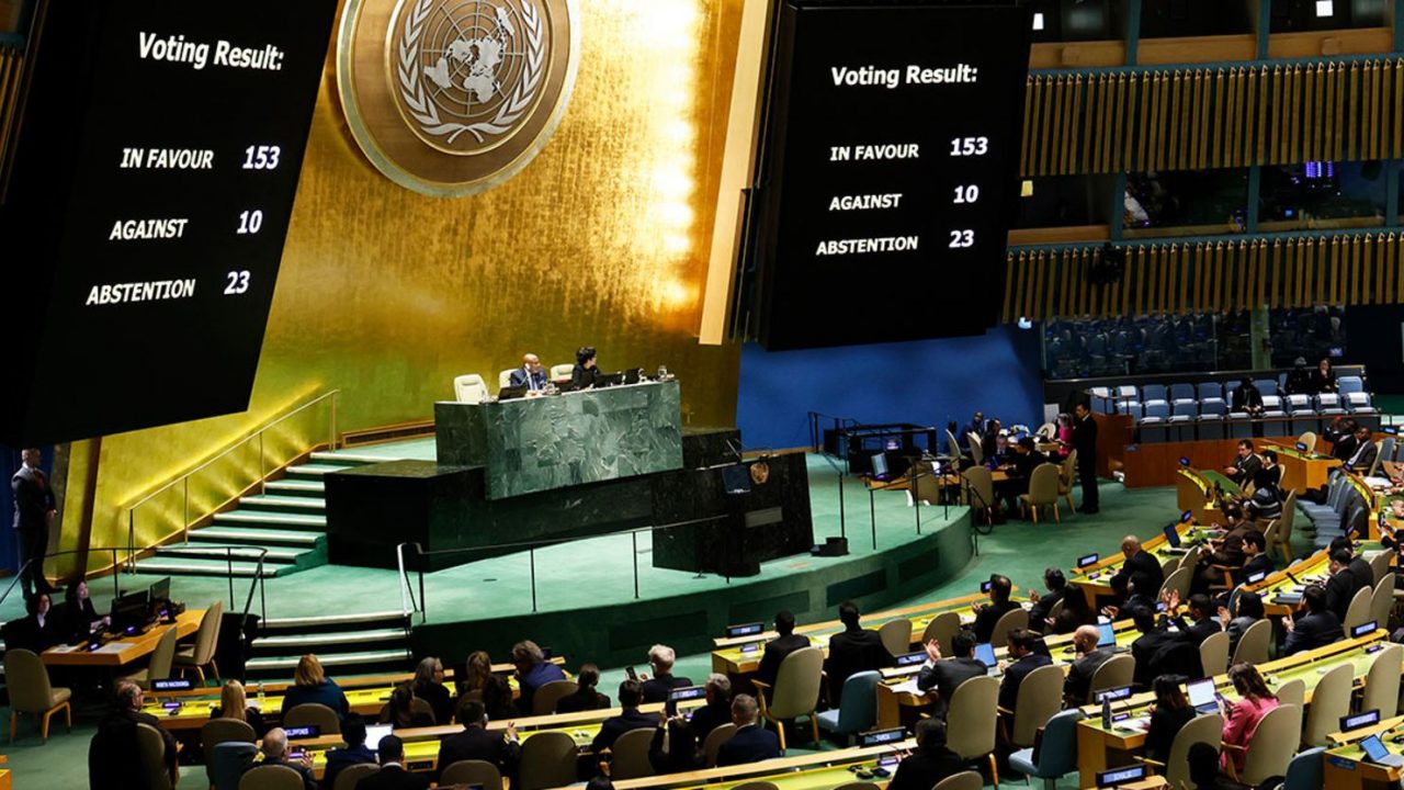 UNGA Votes for Immediate Gaza Ceasefire: 153 Nations Stand Together ...