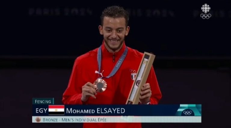 Fencer Mohamed El Sayed Secures Egypt’s First Medal at the Paris ...
