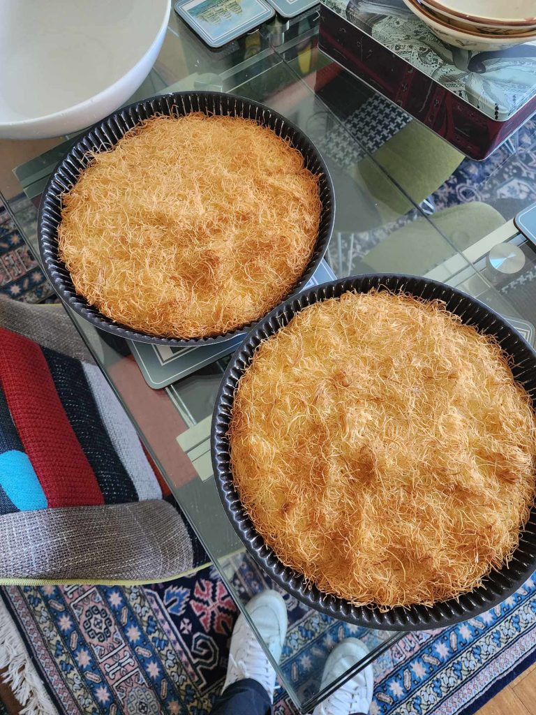 This is the Ultimate Homemade Konafa Recipe | Egyptian Streets