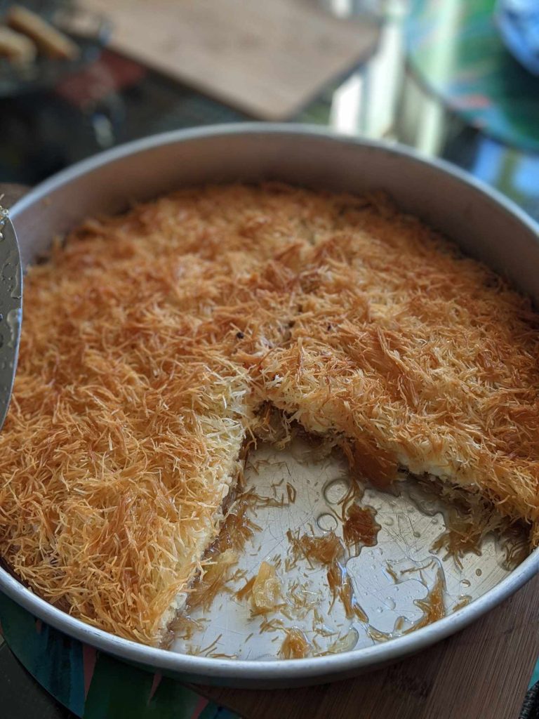 This is the Ultimate Homemade Konafa Recipe | Egyptian Streets