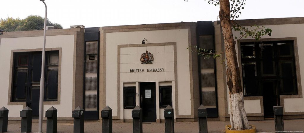 UK Embassy in Cairo Closes Main Building After Security Barriers ...
